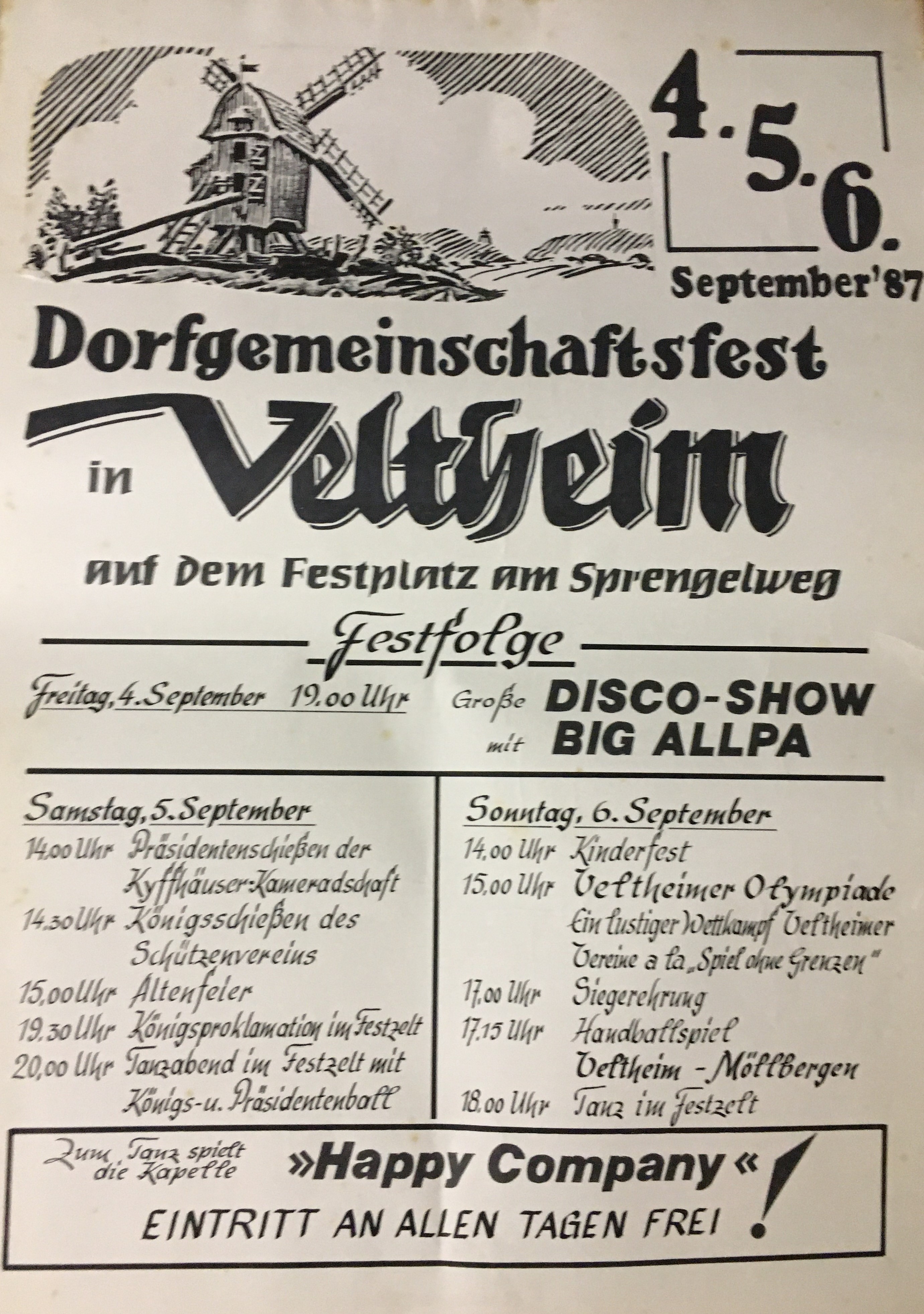 Wissenswertes, Aktuelles und Historisches aus Veltheim - Historische ...